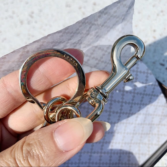 Gucci | Accessories | Nwt Authentic Gucci Soho Leather Key Fob Charm ...